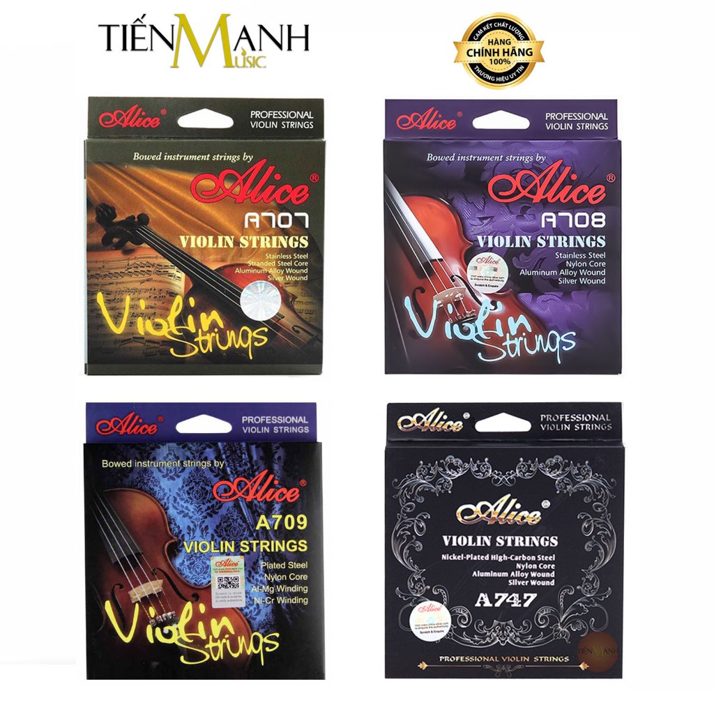 [Chính Hãng] Dây Đàn Violin Strings Alice A707, A708, A709, A747 ...