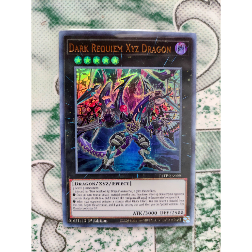 Thẻ bài yugioh chính hãng Dark Requiem Xyz Dragon – Ultra Rare | Shopee ...