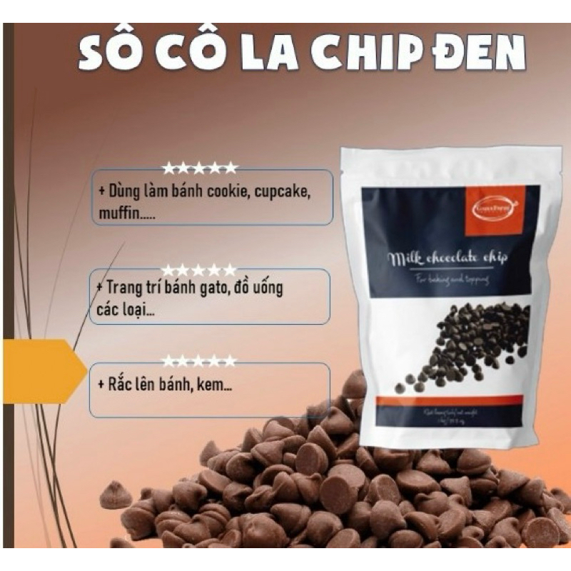 Socola Chip, socola Thanh (Choco Chip) Đen/Trắng/Hai Màu Grand Place ...
