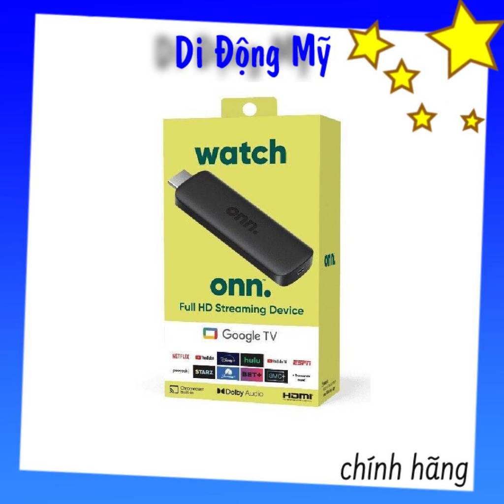 Onn Android TV Stick 2023 - Thiết bị TiVi Google Box Onn. Stick, Chứng ...