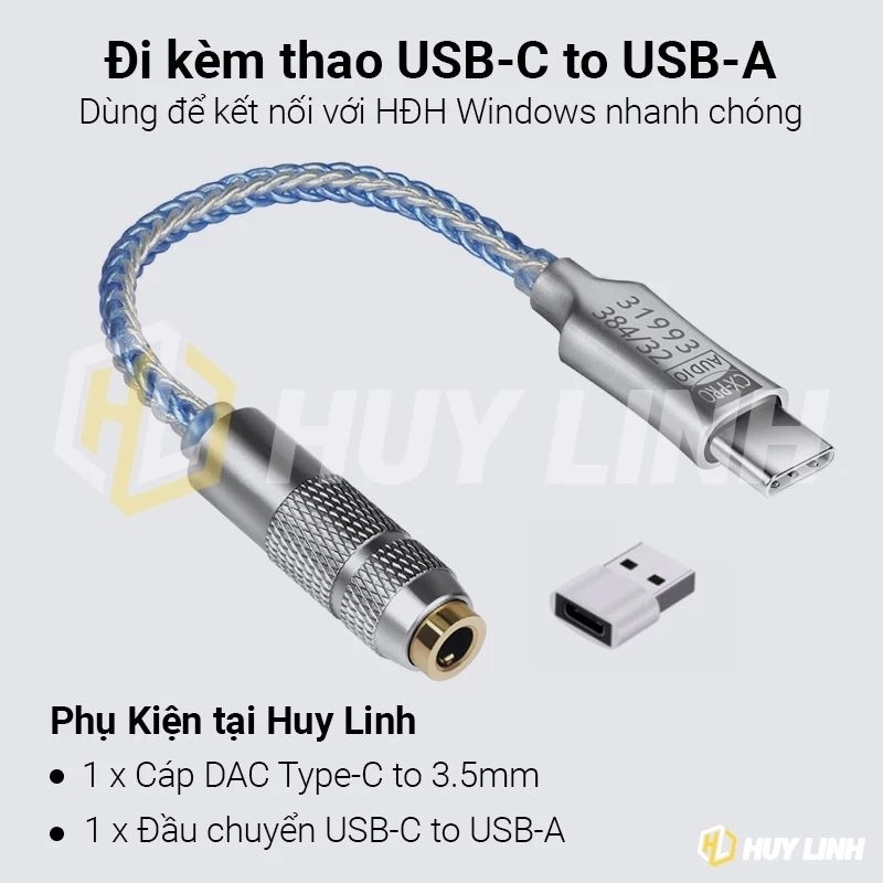 Jack chuyển tai nghe type C sang 3.5 DAC CX Pro 31993 giải mã âm thanh ...