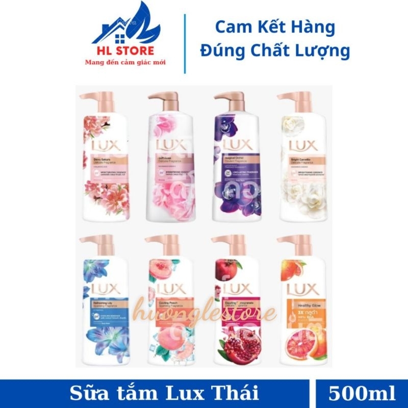 Sữa tắm Lux Thái Lan 500ml dưỡng da, hương thơm quyến rũ . | Shopee ...