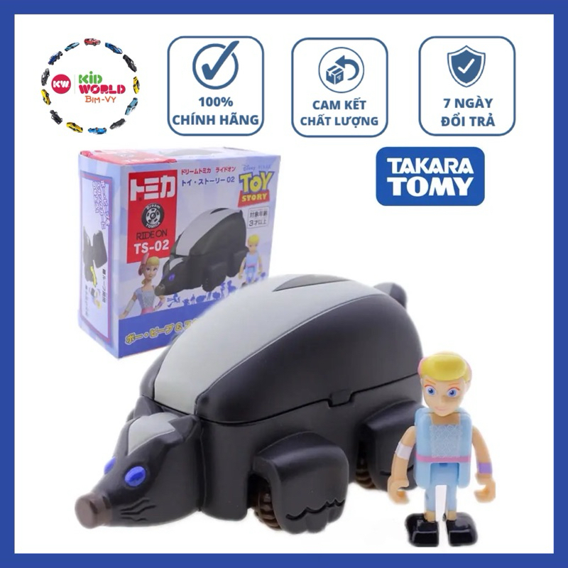 Xe mô hình Tomica Box Disney Toy Story TS-02 Bo Peep & Skunk Car. MS ...