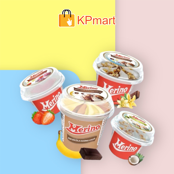 Kem ly Merino Ice Cream Cup 95ML | Shopee Việt Nam
