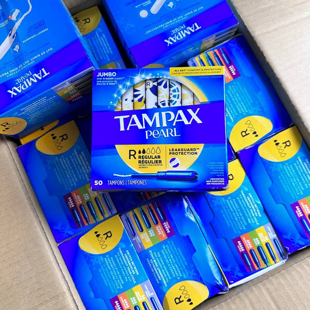 [Miễn Ship] Tách lẻ dùng thử Băng vệ sinh dạng ống Tampon Tampax Pearl ...