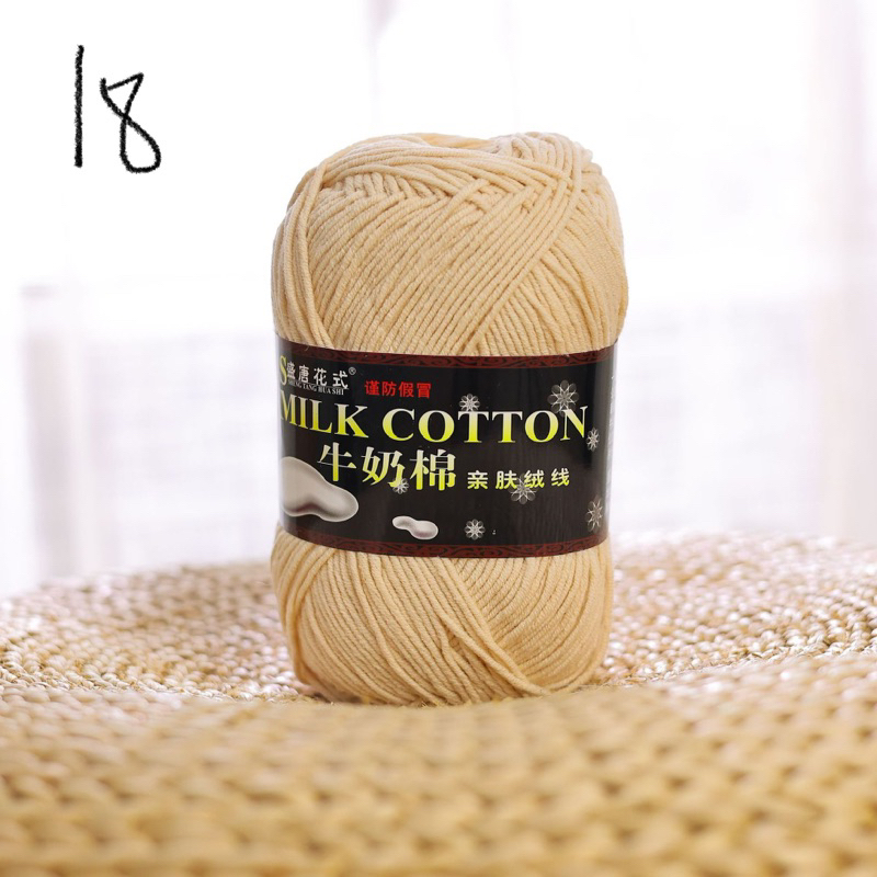 len milk cotton 125g ( từ màu 1~ màu 79 ) . | Shopee Việt Nam
