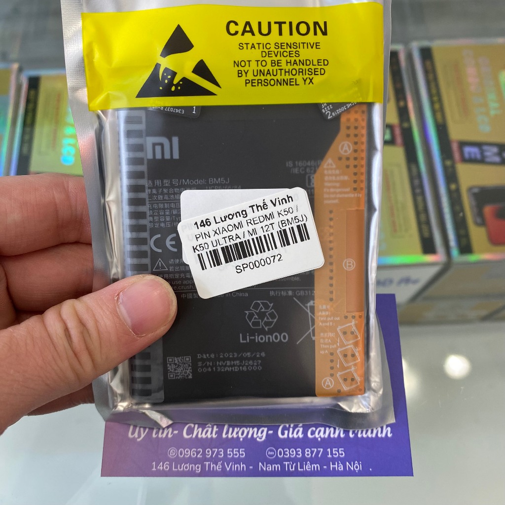 Pin Xiaomi Redmi K50 / K50 Ultra / Mi 12T (BM5J) | Shopee Việt Nam