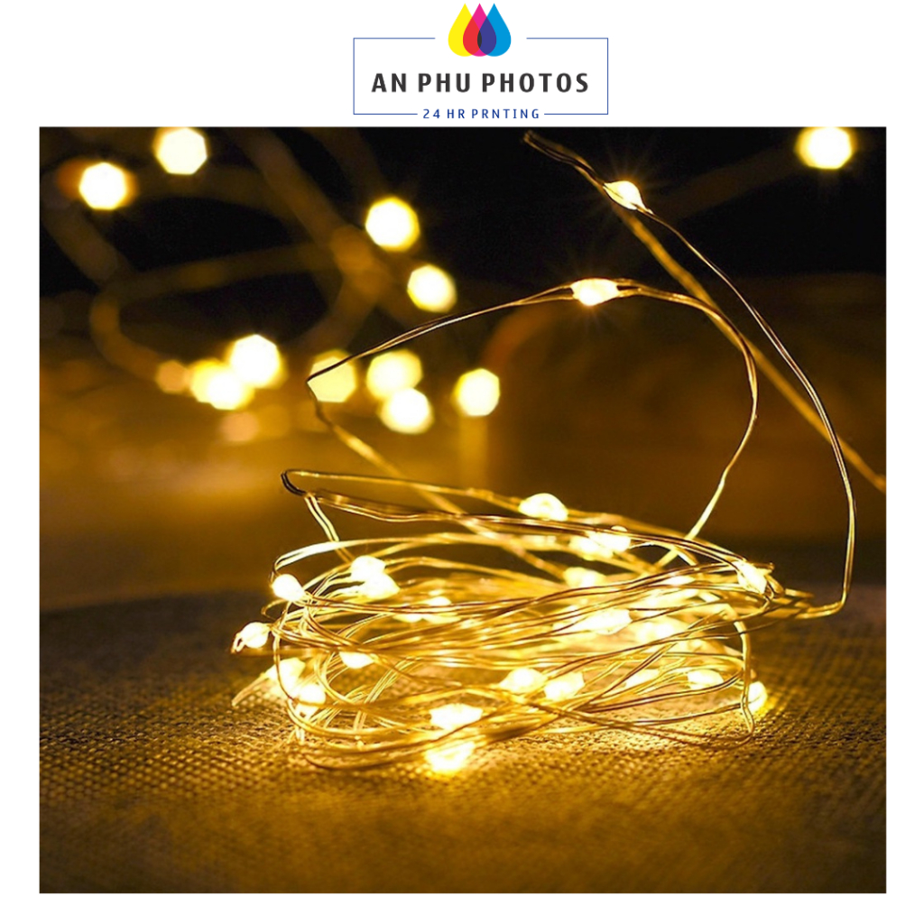 Dây đèn led trang trí fairylight đom đóm có sẵn pin dài 1m-2m-3m | Shopee Việt Nam