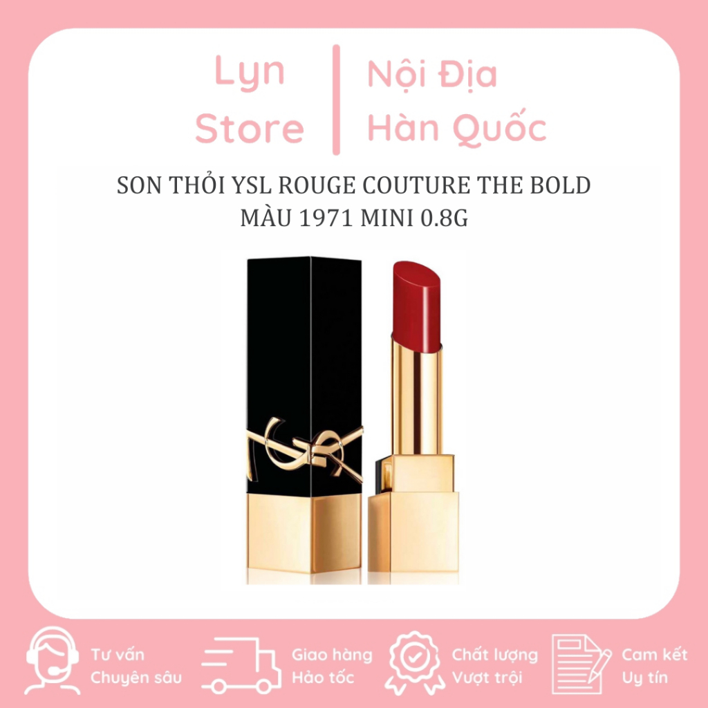 Son thỏi YSL Rouge Couture The Bold màu 1971 mini 0.8g | Shopee Việt Nam