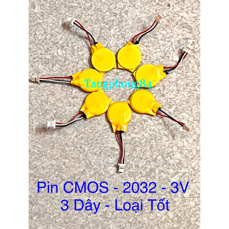 Pin CMOS - CR2032 - 3V- Có 2 Dây và 3 Dây Loại Tốt. Giá bán 1 viên 2 ...