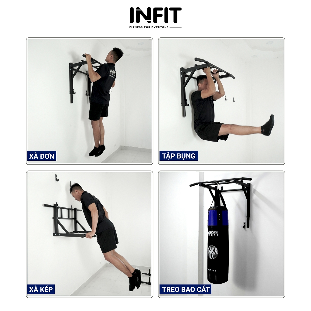 Xà Đơn, Xà Kép Treo Tường Đa Năng INFIT Basic | Shopee Việt Nam