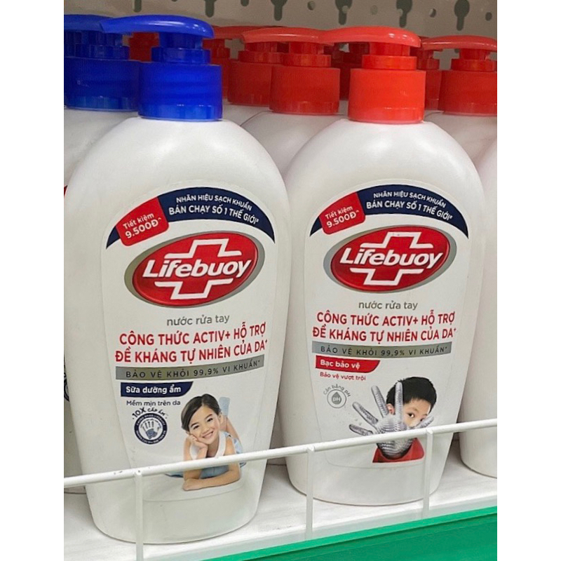 Nước rửa tay Lifebuoy chai 450gr - Bảo vệ khỏi vi khuẩn | Shopee Việt Nam