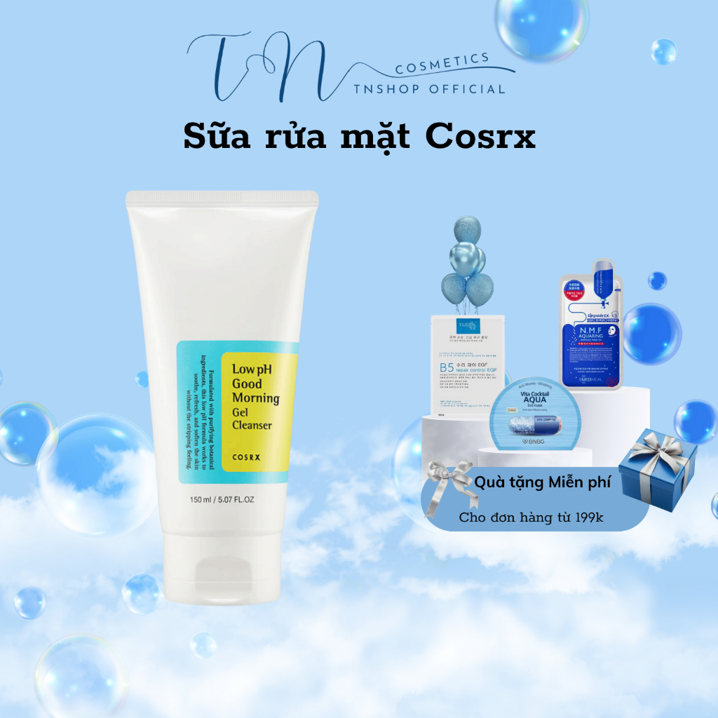 Sữa Rửa Mặt Dành Cho Da Dầu Cosrx Low Ph Good Morning Gel Cleanser, SRM ...