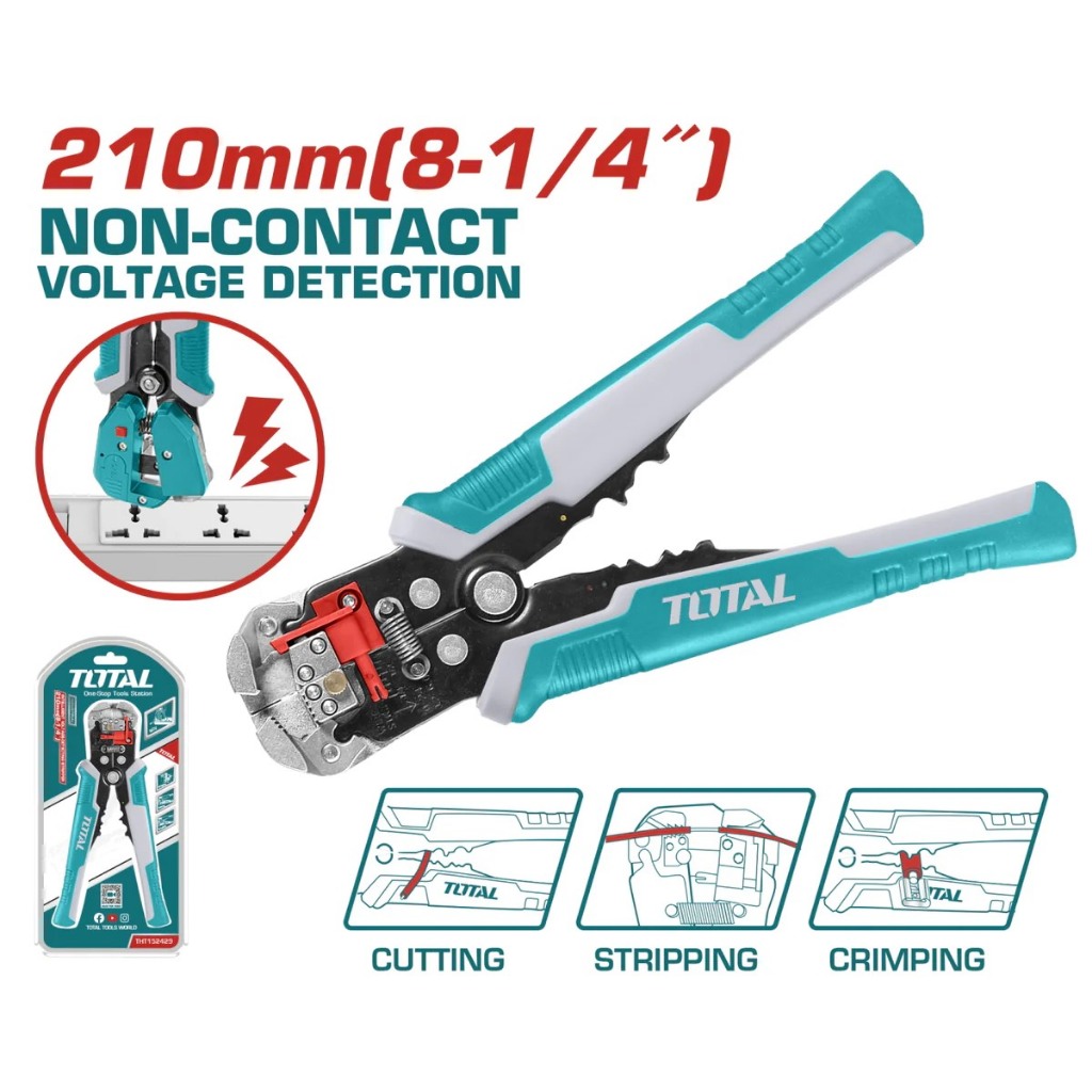 Bộ 5 dụng cụ kiểm tra điện Total TOS23026/TMT46003/TMT460011/THT2930021 ...