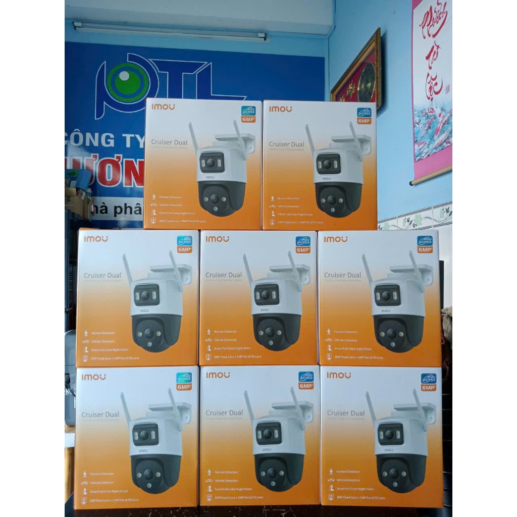 Camera Wifi iMOU Cruiser Dual 6MP IPC-S7XP-6M0WED Xoay 360 Ngoài Trời ...