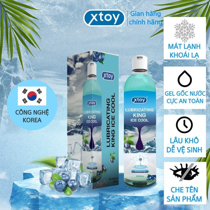 Gel bôi trơn quan hệ XTOY Lubricating, cảm giác the mát, ấm, lâu khô ...