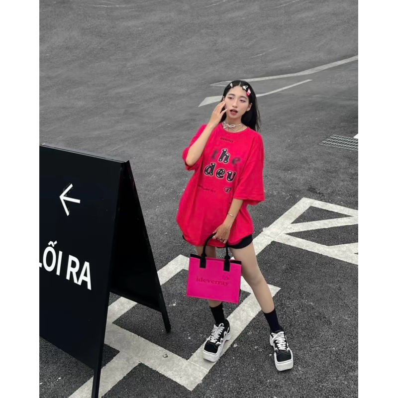 new - Túi, hộp đựng quà IDEVERRAY chất liệu nỉ màu black pink - pass by ...