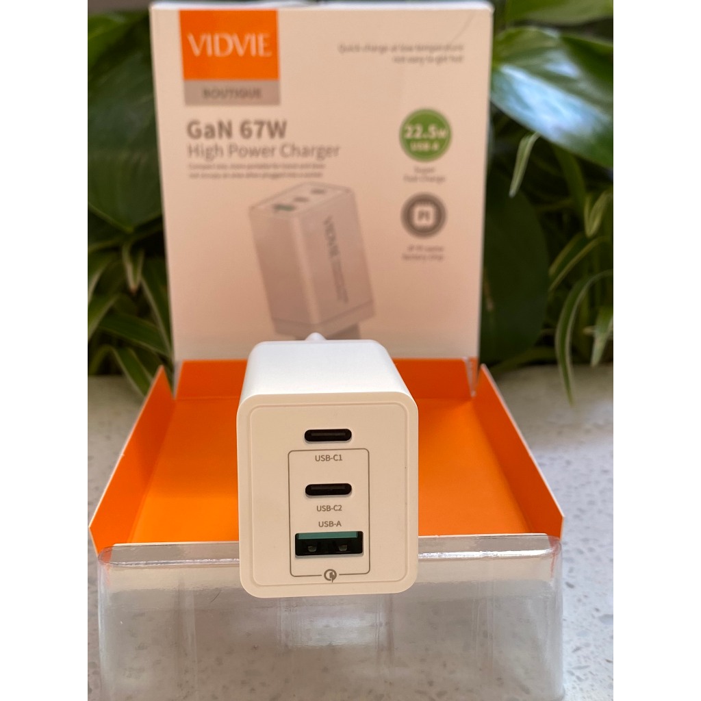 Cốc sạc siêu nhanh Vidvie 67W PLE242 | Shopee Việt Nam