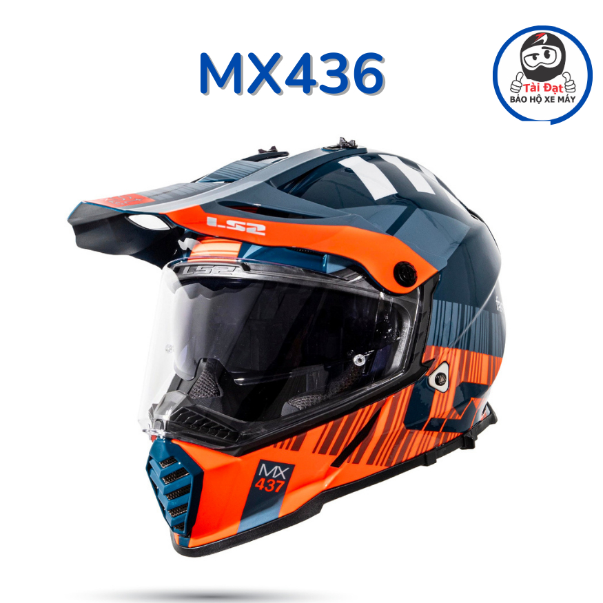 Mũ bảo hiểm Fullface Dual Sport/ Adventure chính hãng LS2 MX436 EVO ...