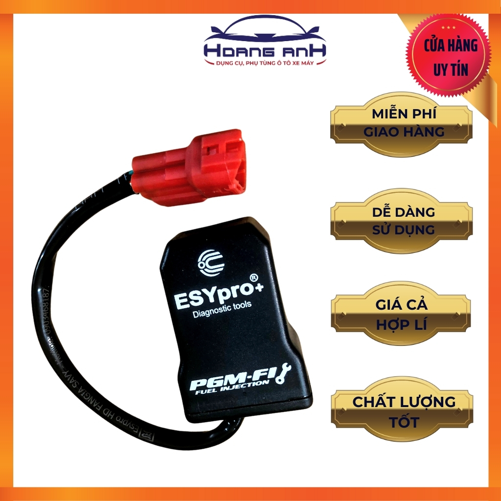 Thiết Bị Đọc Xoá Lỗi Nâng Cấp Phần Mềm Xe Máy Honda ESYPRO. Dùng để đọc ...