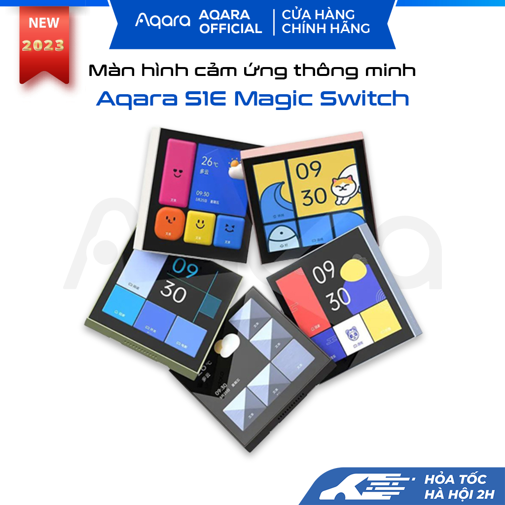 Màn hình cảm ứng Aqara S1E Smart Magic Switch, bản quốc tế, kết nối ...