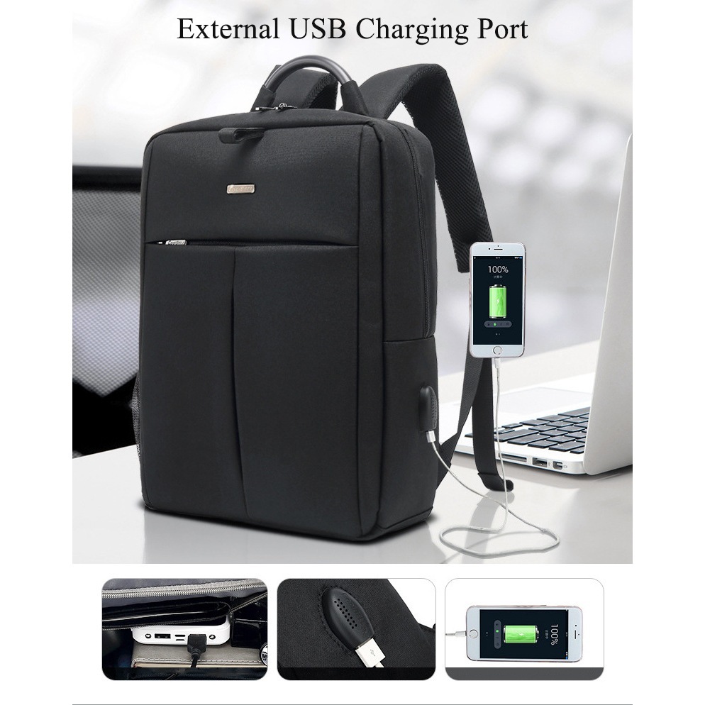 Balo máy tính Coolbell lên đến 14 /15.6 inch + cổng sạc USB- OZ263 ...