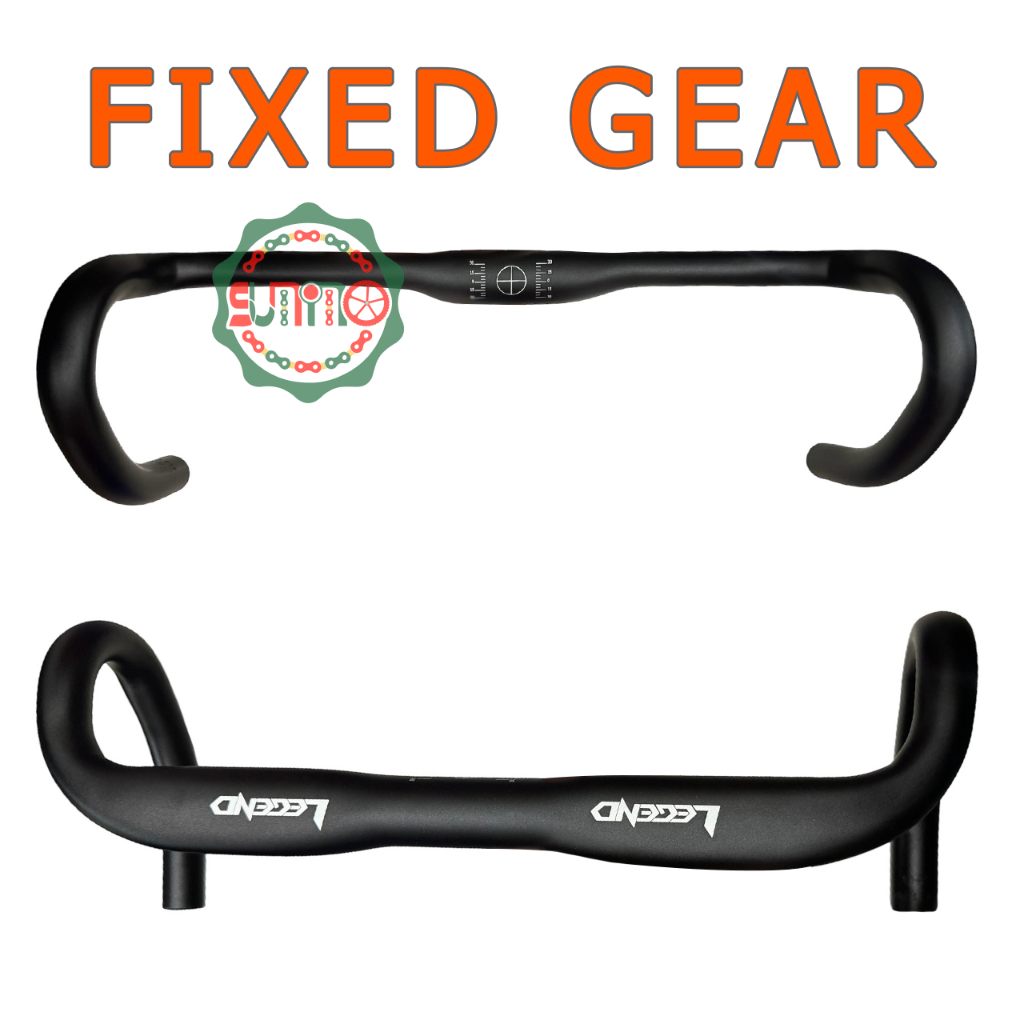 Ghi đông cong LEGEND nhôm cho xe đạp fixed gear | Shopee Việt Nam