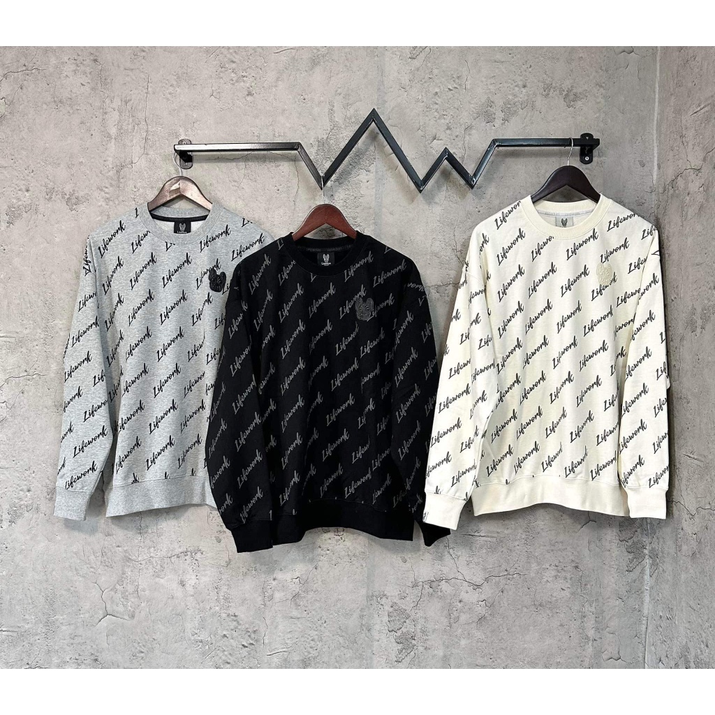 [ CHÍNH HÃNG ] ÁO SWEATER LIFEWORK MONOGRAM NEW SEASON 2023 | Shopee ...