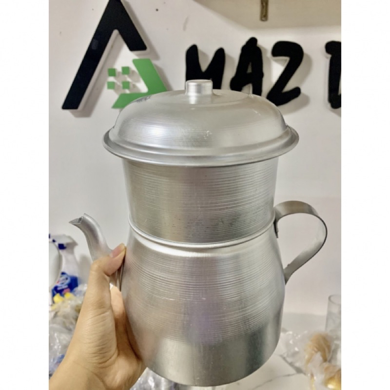 Phin cafe phin nhôm to phin pha cà phê 100gram - 200gram | Shopee Việt Nam