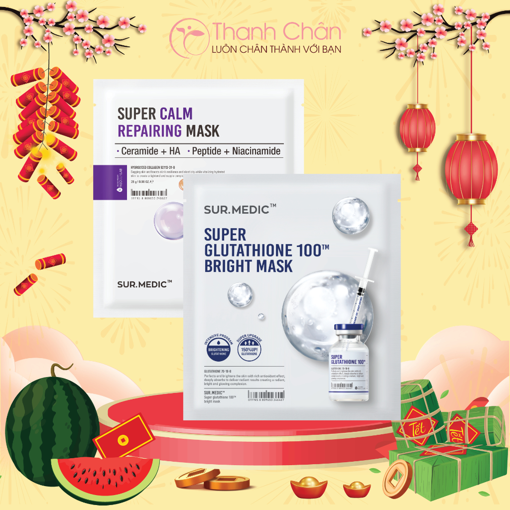 Mặt Nạ Dưỡng Trắng SURMEDIC Bright Glutathione Mask 30g | Shopee Việt Nam