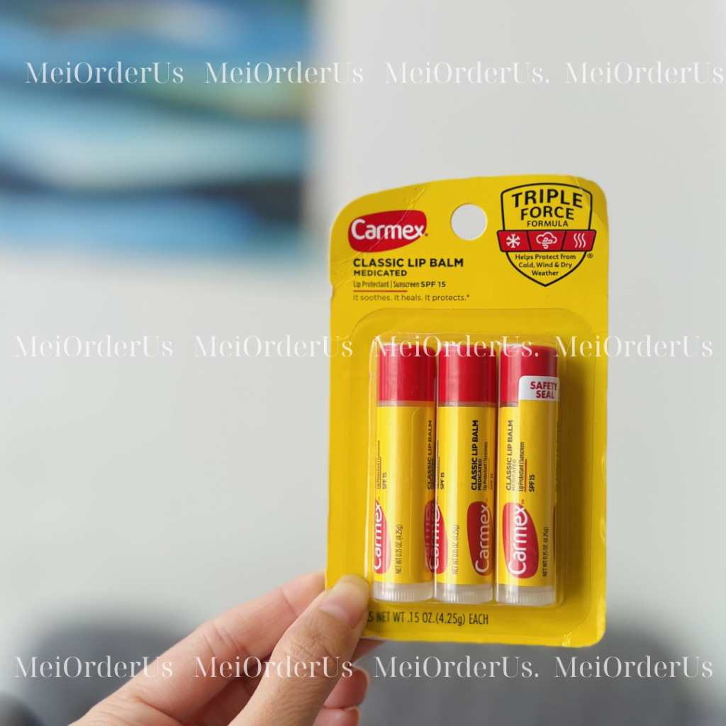 [HÀNG MỸ] Son Dưỡng Môi Carmex Camex Lip Balm Thỏi Không Mùi SPF 15 Có Chống Nắng | Shopee Việt Nam