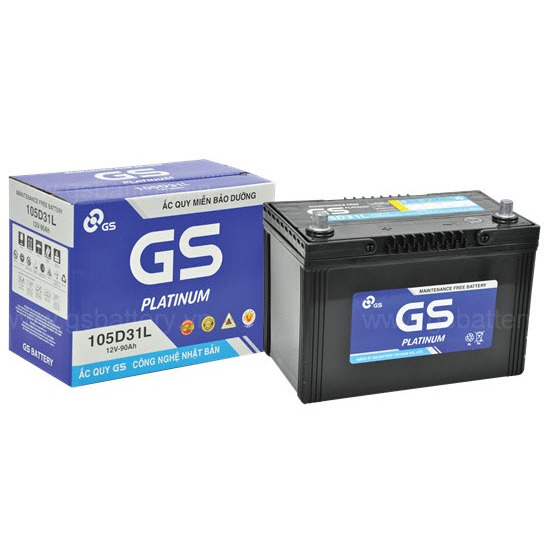 Ắc quy GS MF 105D31L (12V 90Ah) | Shopee Việt Nam