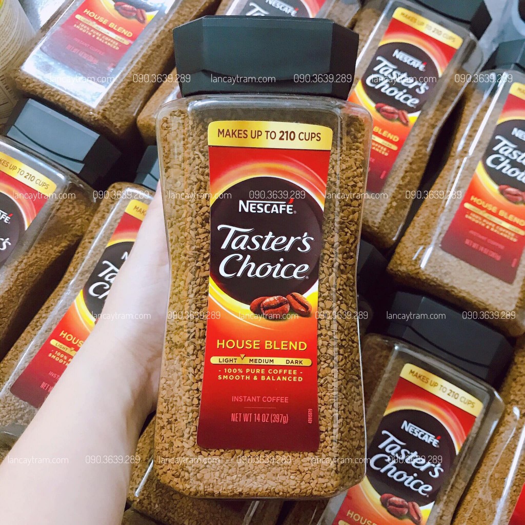 Cà Phê Hòa Tan Mỹ Nescafé Taster's Choice Instant Coffee, House Blend ...
