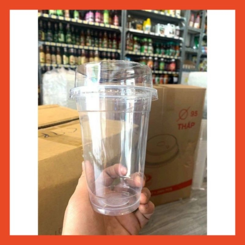 50 ly PP 500ml - 700 ml (có kèm nắp cầu vuông) | Shopee Việt Nam