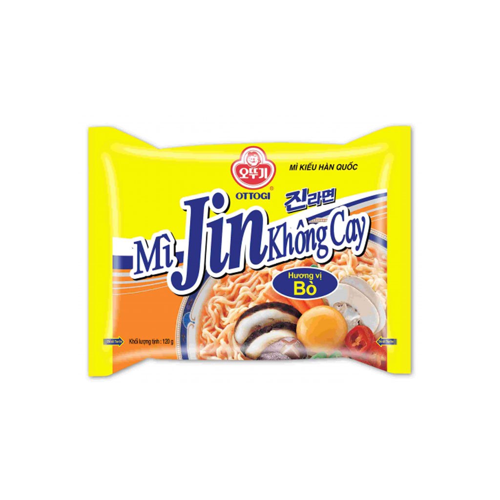 Thùng 20 gói mì Jin không cay Ottogi 120g | Shopee Việt Nam