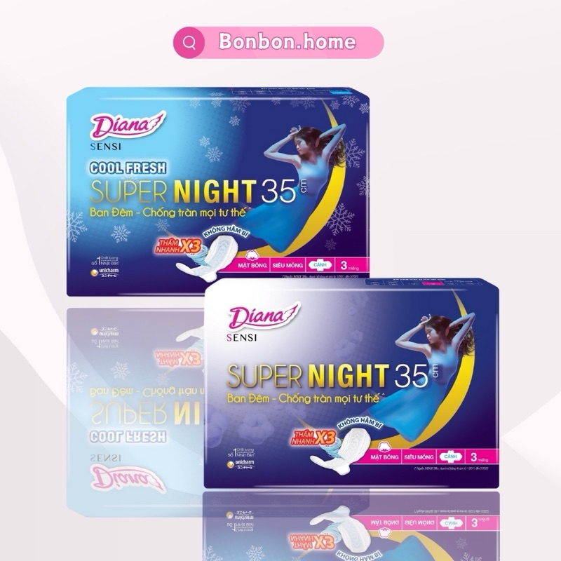 [BVS] Băng vệ sinh SENSI Night, Cool Fresh Night 35cm | Shopee Việt Nam