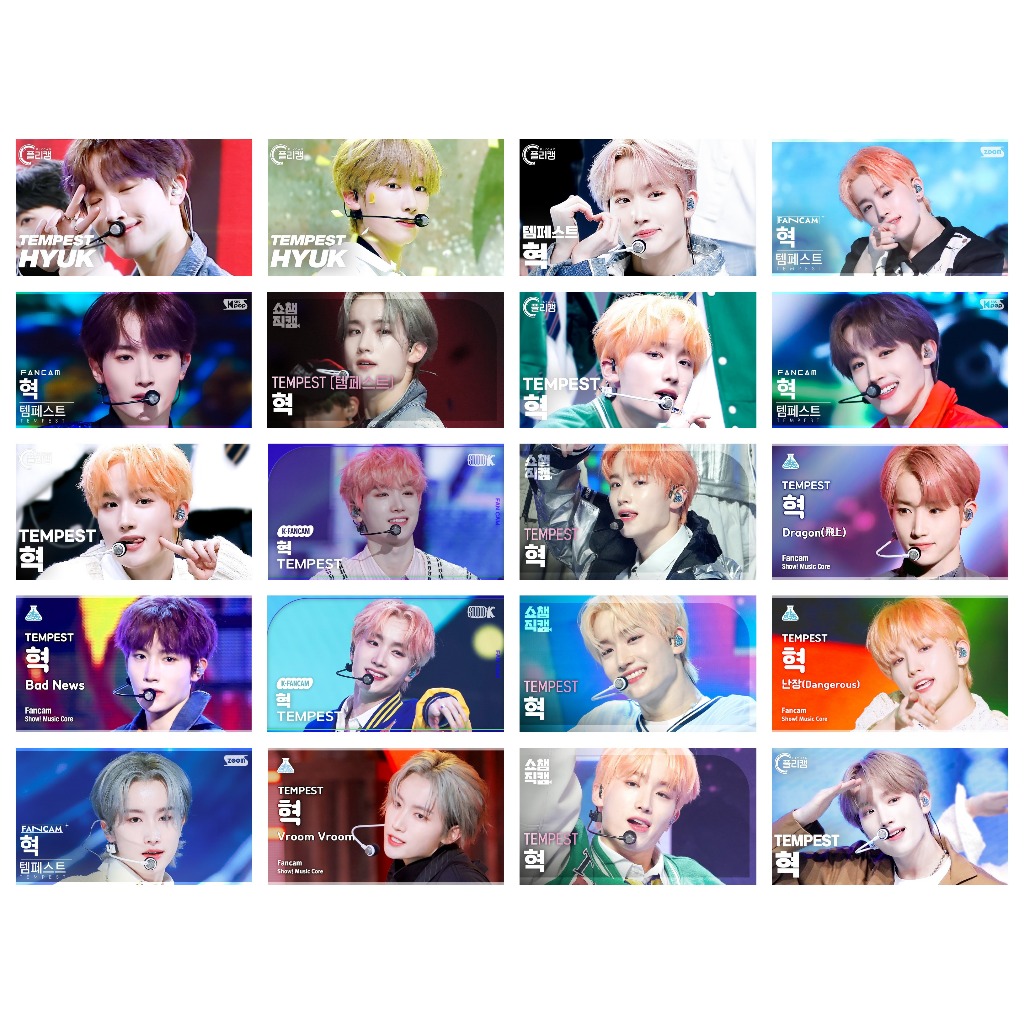 Lomo card 20 ảnh TEMPEST - Hyuk - Thumbnail | Shopee Việt Nam