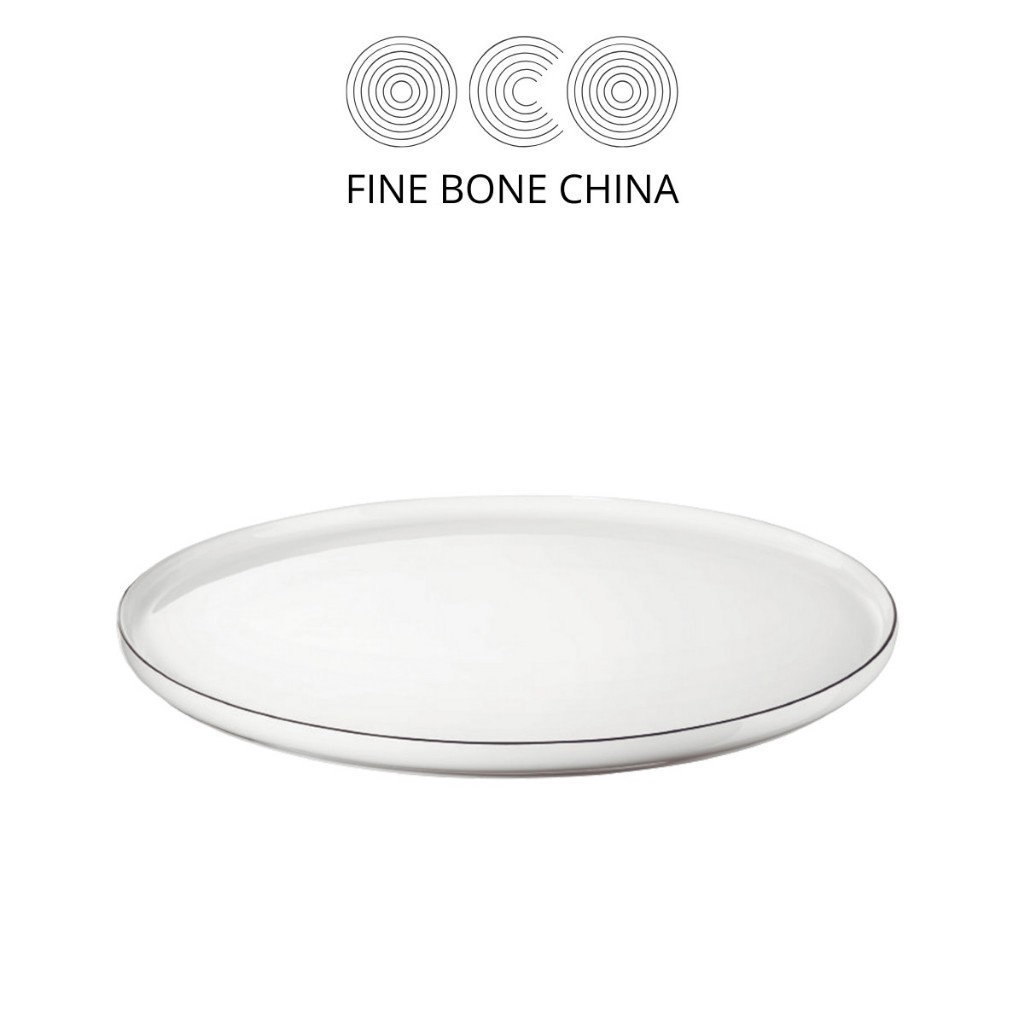 Dĩa 32cm OCO BLACK LINE sứ xương chất lượng cao ASA-SELECTION nhập khẩu ...