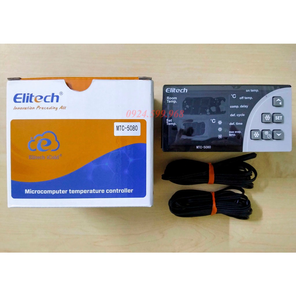 Bộ điều khiển nhiệt độ kho lạnh, tủ đông Elitech MTC-5080 - Đồng hồ nhiệt độ Elitech MTC 5080 ...