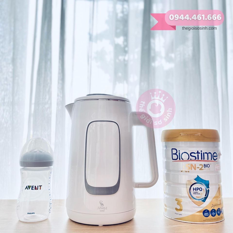 Bình đun nước thông minh pha sữa giữ nhiệt 24h Moaz MB070 - bảo hành 12 ...
