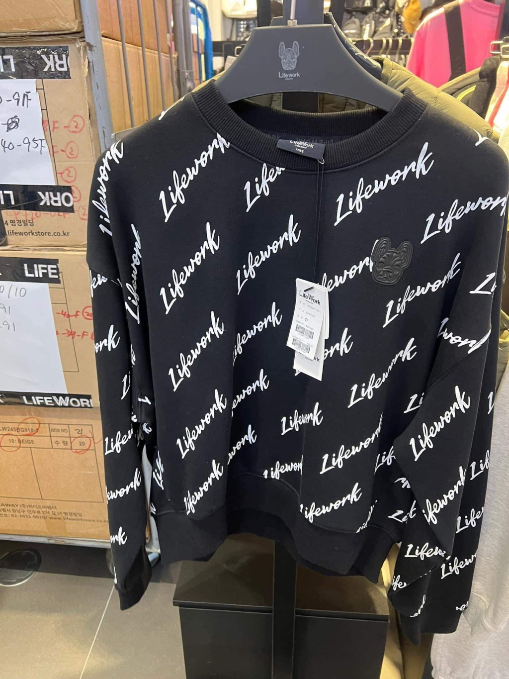 [ CHÍNH HÃNG ] ÁO SWEATER LIFEWORK MONOGRAM NEW SEASON 2023 | Shopee ...