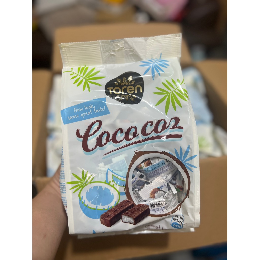 Kẹo Chocolate Dừa Toren Coco Coz là một loại kẹo sô cô la có vị dừa ...