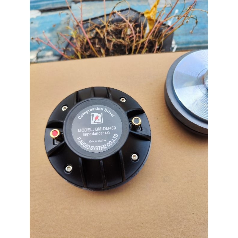 Củ loa chép 450 Paudio nắp nhôm từ 120 coil 44.4 8ohm răng vặn phi 34 nhập chính hãng | Shopee ...