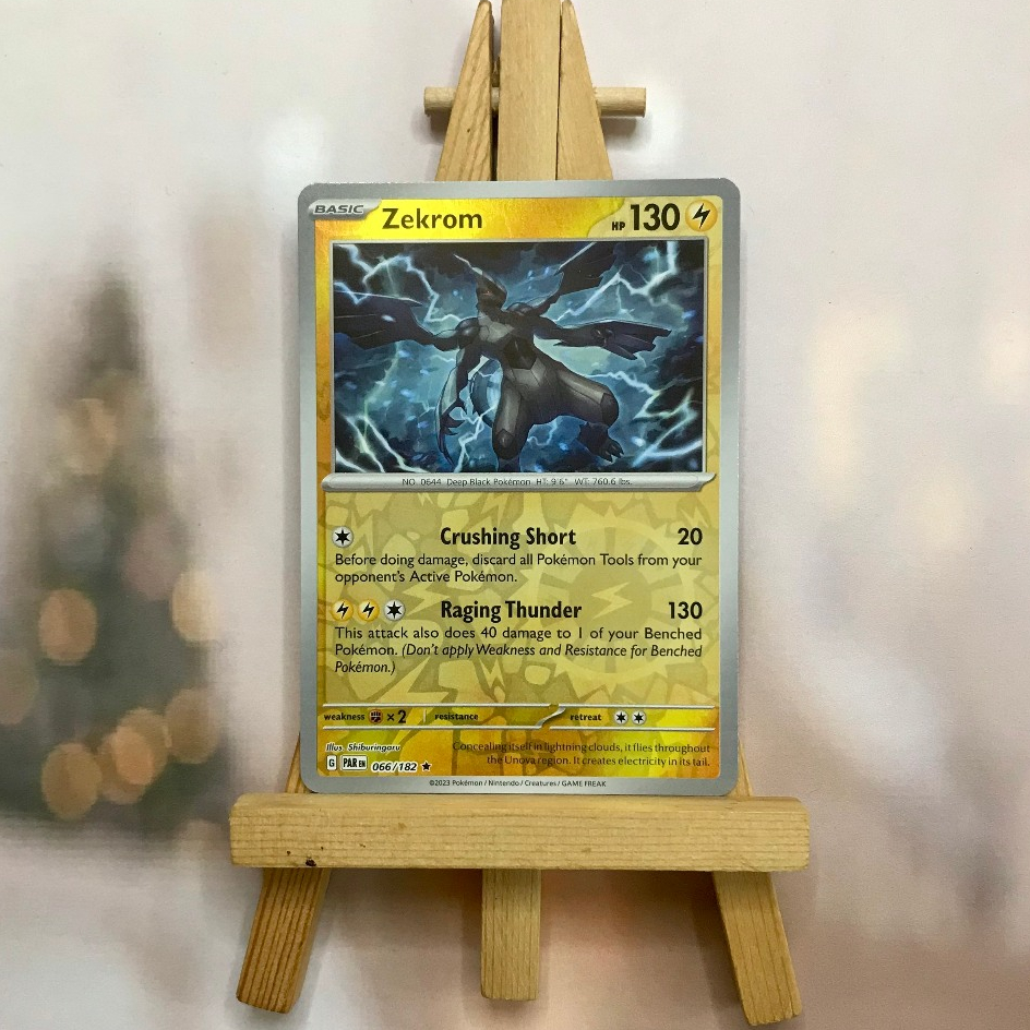 Thẻ hình Pokemon Zekrom 066/182 - Lá bài lẻ Holo Rare Reverse Holo ...