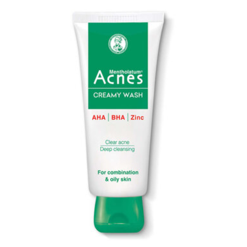 SỮA RỬA MẶT ACNES CREAMY WASH AHA/BHA/ZINC 100G | Shopee Việt Nam
