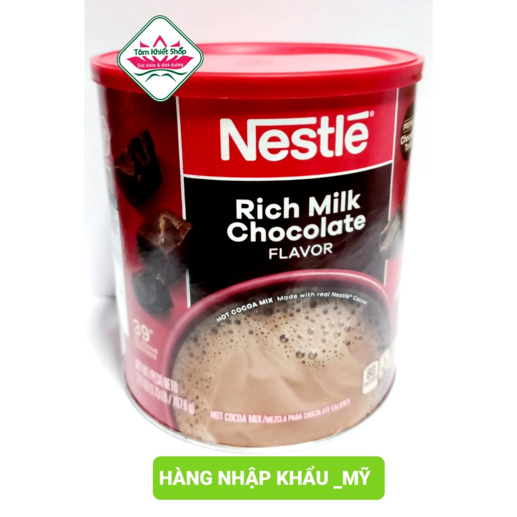 Thức uống Nestle Rich Milk socola 787.8g ,hsd 12/2024 ,hàng Mỹ | Shopee ...