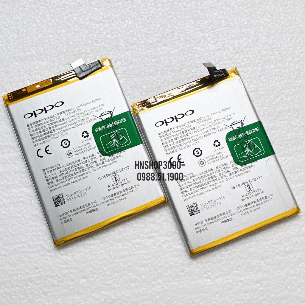 Pin OPPO F11 BLP707 4020mAh Zin Chính Hãng- Bảo Hành 6 Tháng | Shopee ...