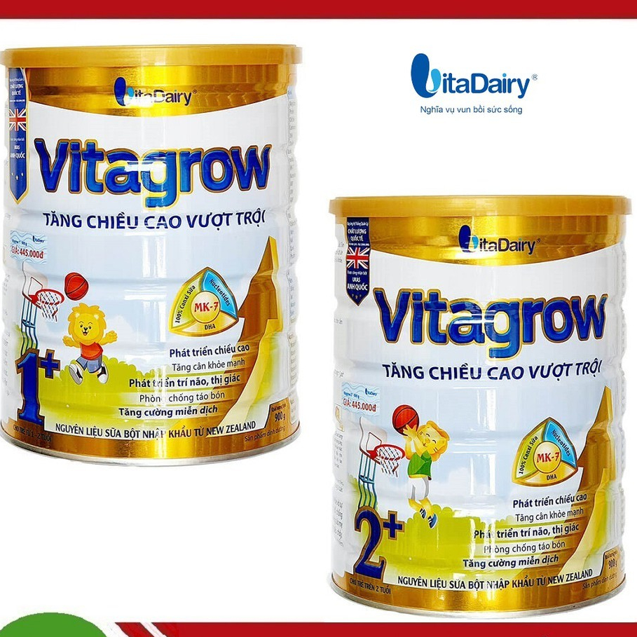Sữa Bột Vitagrow 1+, 2+ 900g ( Date 2026 ) | Shopee Việt Nam