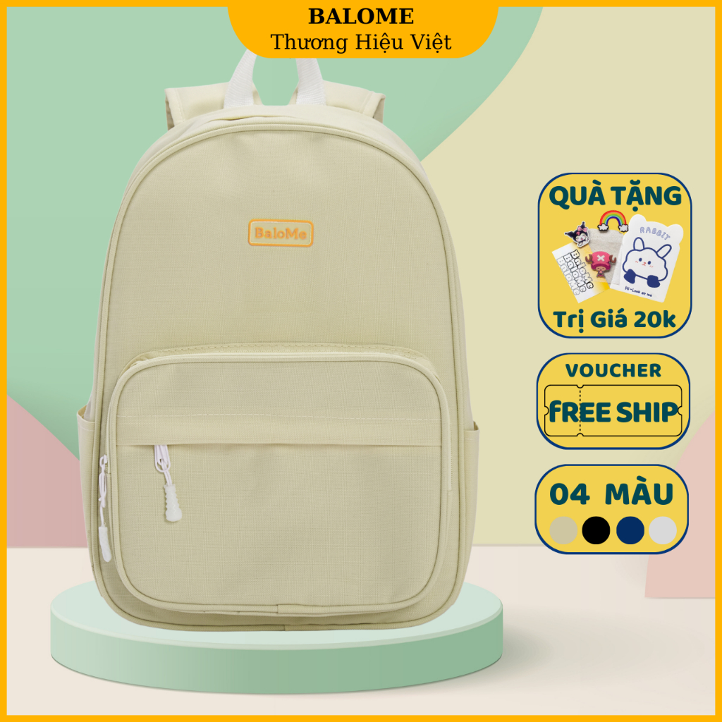 Balo Cao Cấp Nam Nữ BaloMe , Balo Thời Trang Đi Học Đi Làm - Kiểu Dáng ...