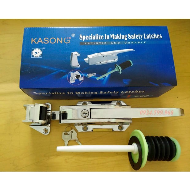 Tay khóa cửa kho lạnh Kasong YL-1178, chất liệu antimon, cơ chế khóa ...